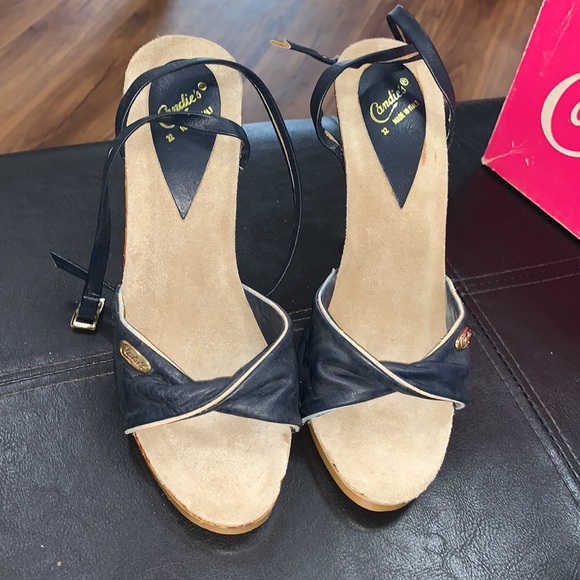 Candie's | Shoes | 98 Vintage Candies Trieste Navy Heels Size 7 | Poshmark